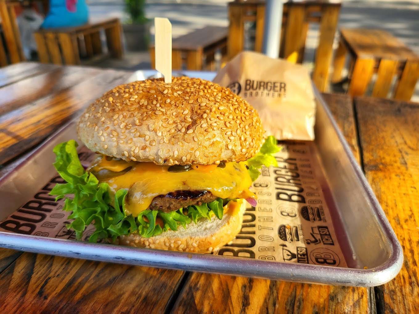 Ein Blick auf die Burger Brothers Burger Karte, was hier nicht fehlen darf!